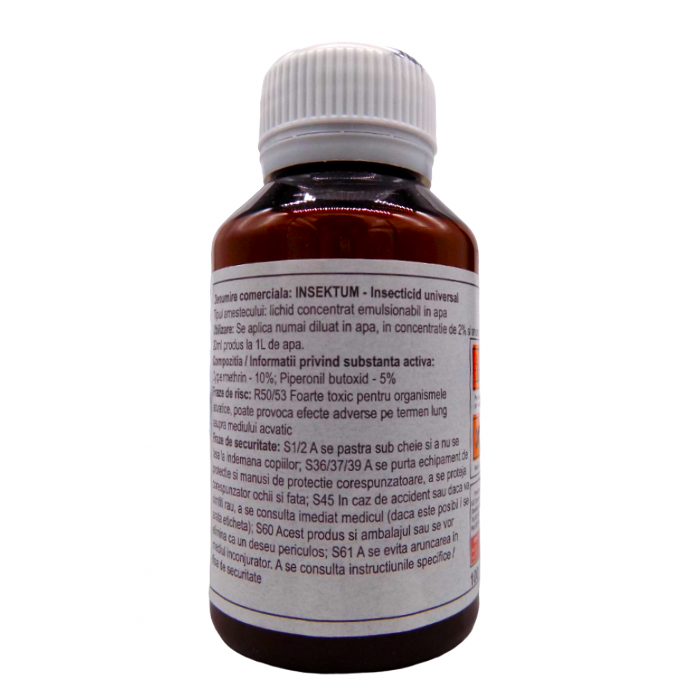 Insektum FORTE 50 ml- Insecticid pentru purici, tantari, muste, capuse