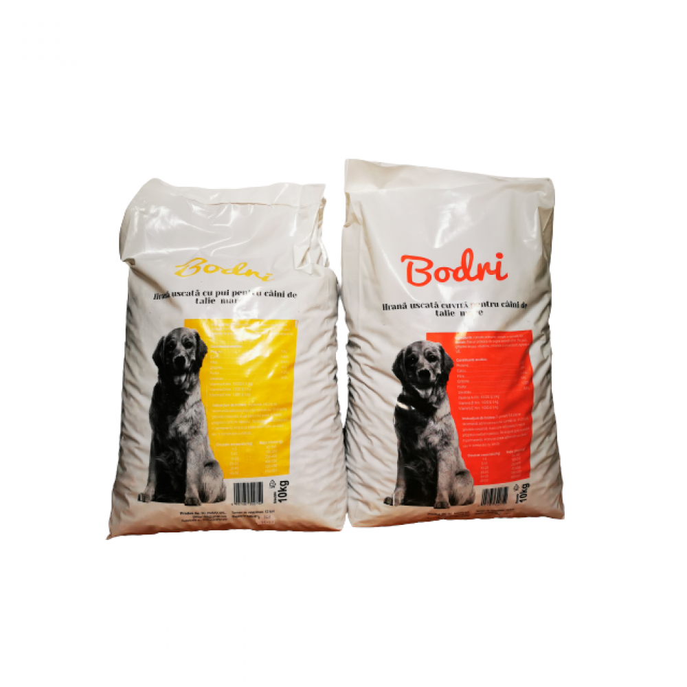Bodri , 10 KG: Mancare uscata pentru caini